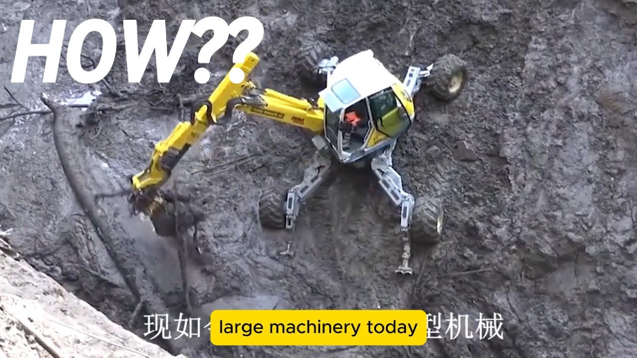 Excavators Defy Gravity? Mountain-Climbing Machines EXPLAINED! - YouTube