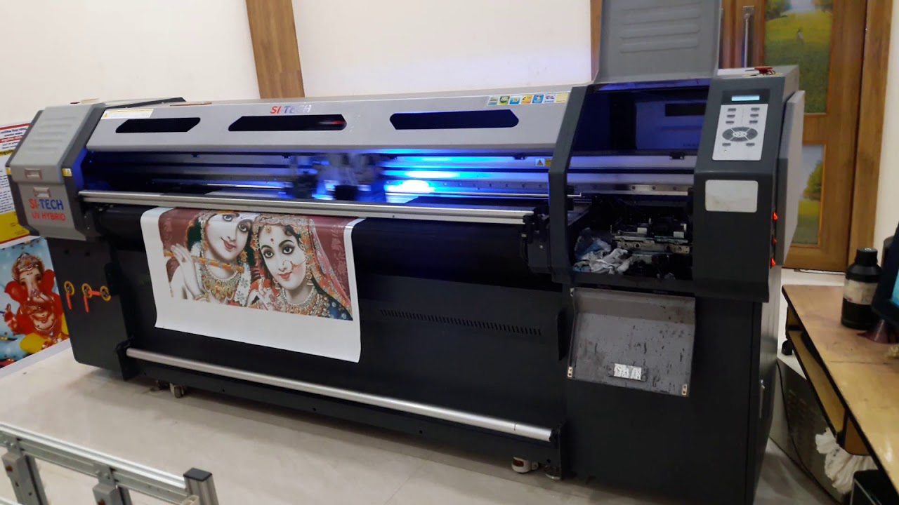 Xenons UV Flatbed printer - YouTube