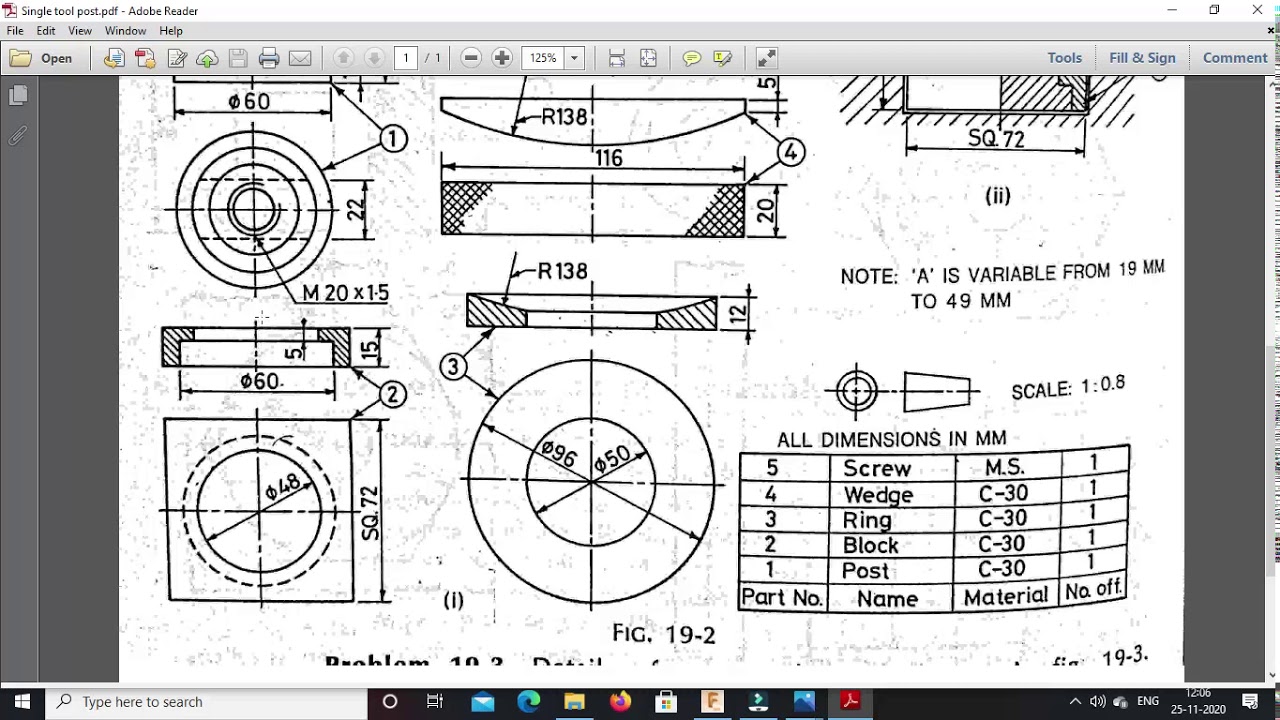 CAD Modelling - tool post parts - YouTube