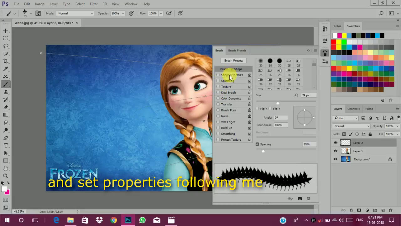 Rope Effect in Photoshop CC | Photoshop CC tutorial by gdt | GDT - YouTube