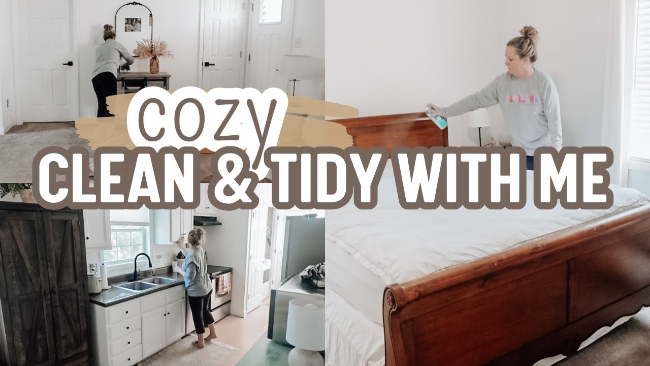 Cozy And Calm Fall Clean With Me | Relaxing House Cleaning - YouTube