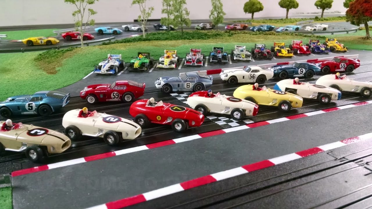 How to Build an AFX slot car track for Aurora cars. That looks cool too ...