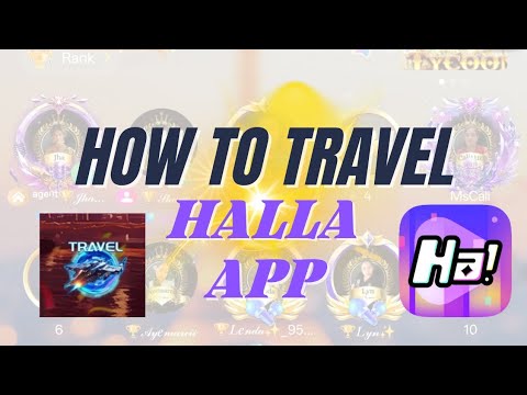 How to travel on Halla app - YouTube