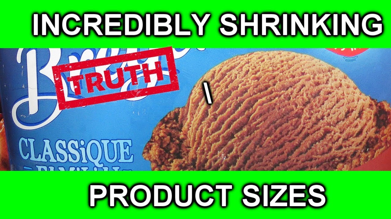 Shrinking Food Size: SHRINKFLATION - YouTube
