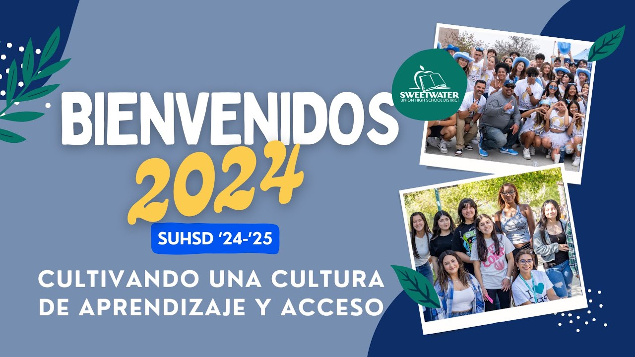Bienvenidos SUHSD - 2024-2025 - (Welcome Back en Español) - YouTube