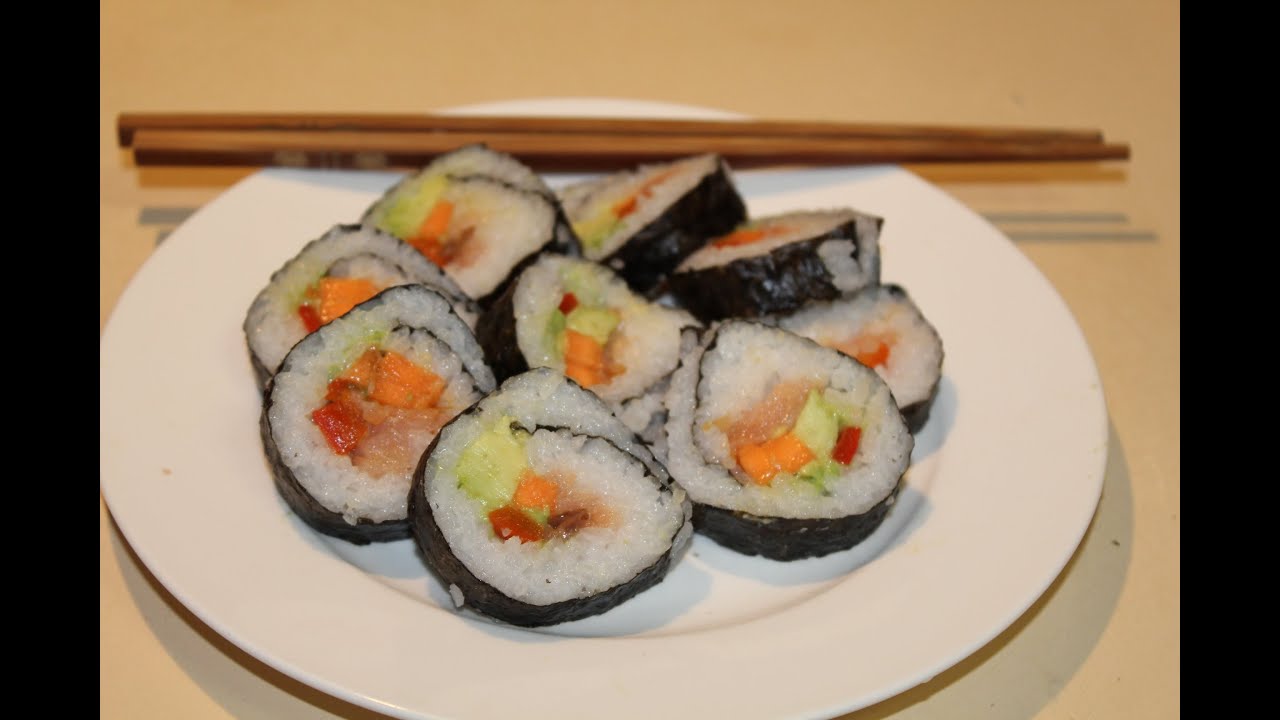 Home made Sushi Rolls (Party / Finger Food) - YouTube