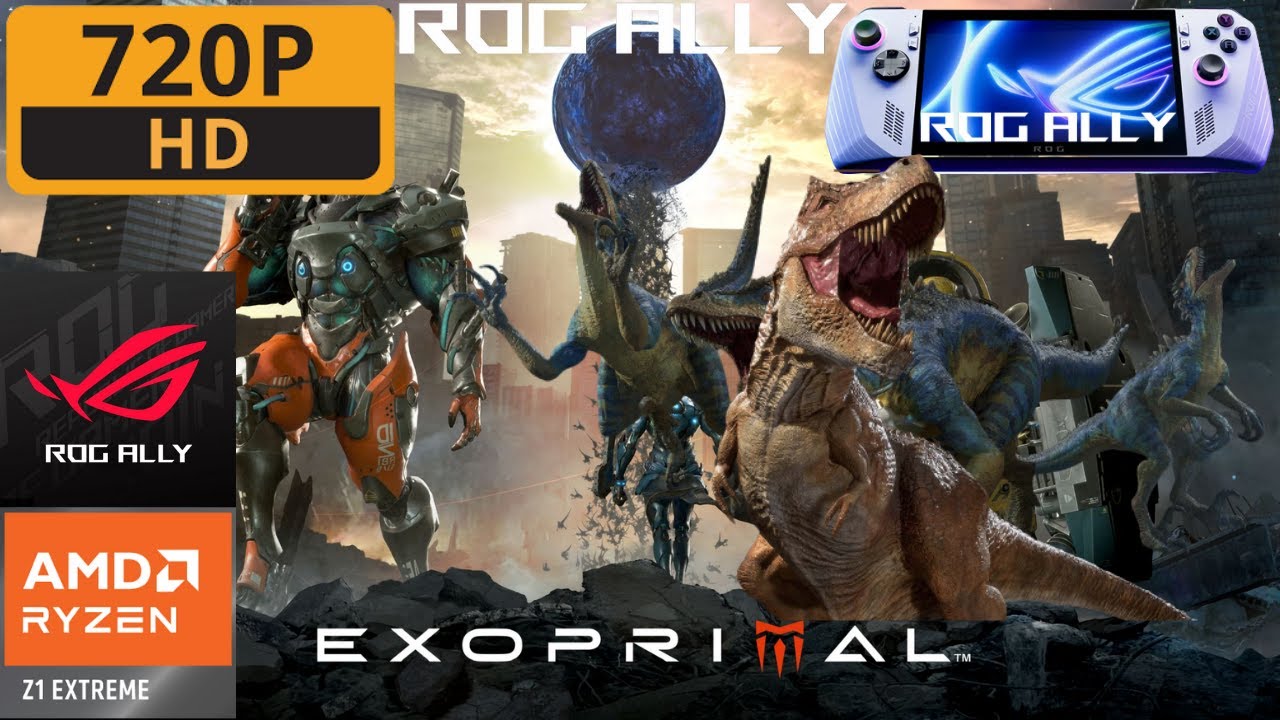 Exoprimal 60FPS ROG ALLY 720p Low | 120Hz | FSR 2.0 Performance | Turbo ...