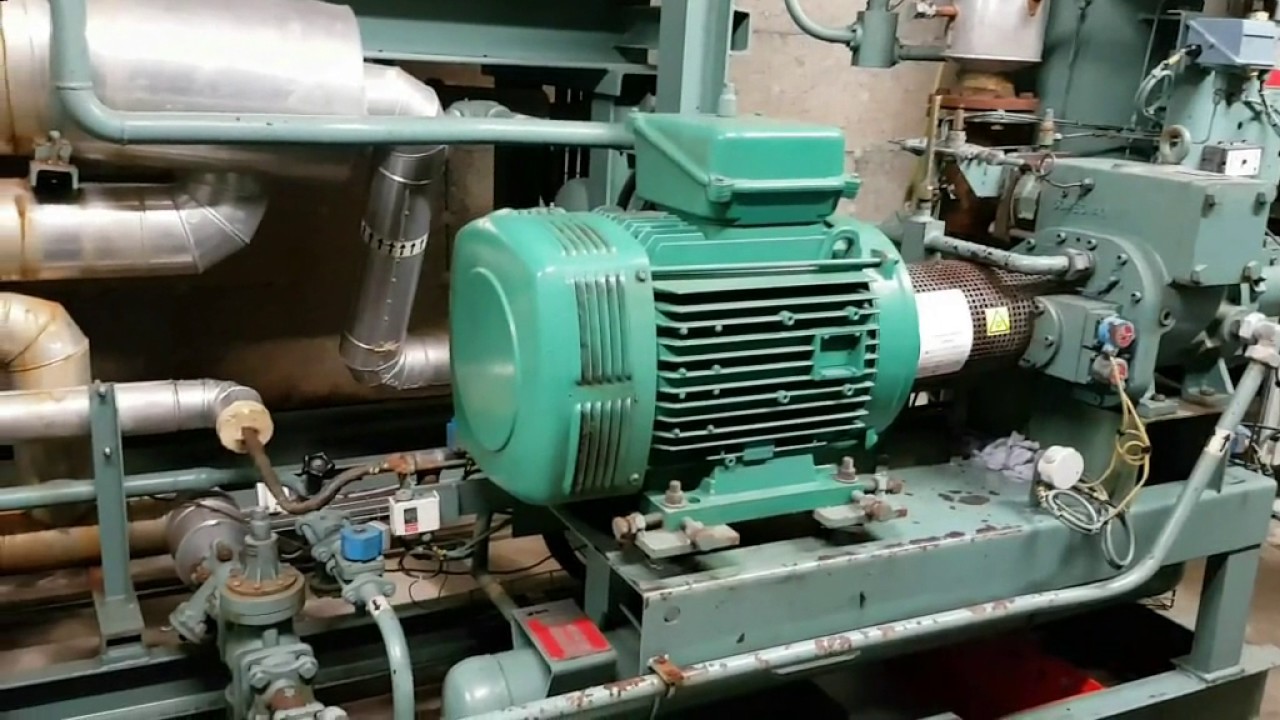 Screw Compressor York/Frick XJS120S2156DZ - YouTube