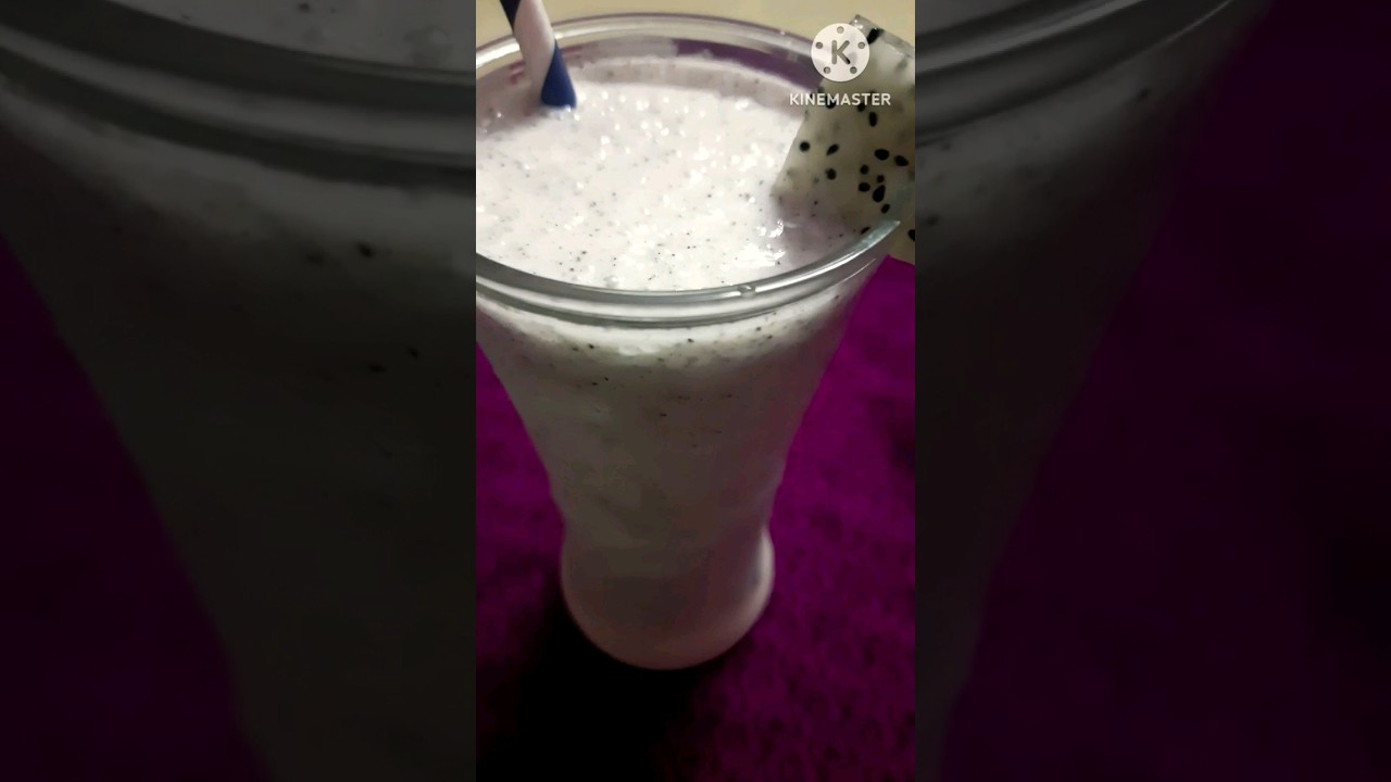 yummy & tasty dragon fruit milkshake 😋 😍... - YouTube
