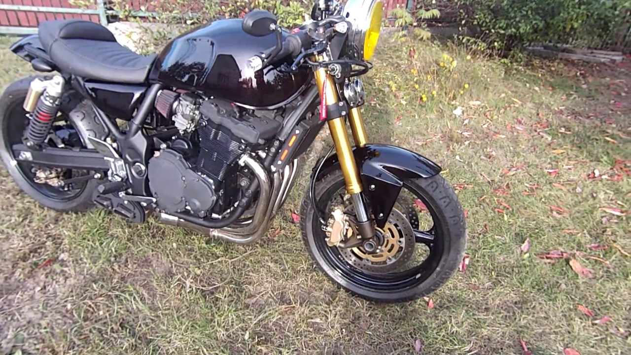 Gsx 750 inazuma cafe racer - YouTube
