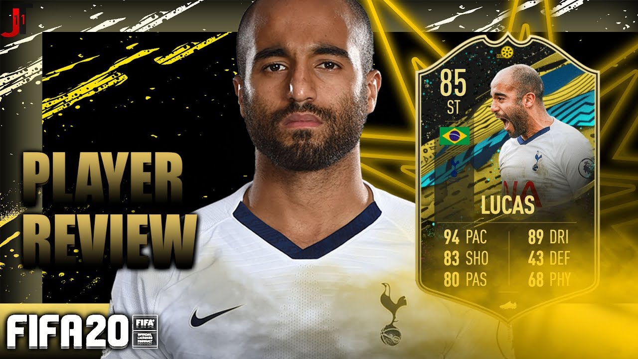 FIFA 20 TOTW MOMENT LUCAS 85 PLAYER REVIEW - YouTube