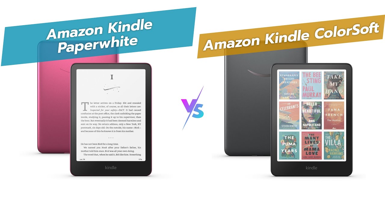 📚 Kindle Showdown: Paperwhite vs Colorsoft! 🔍 - YouTube
