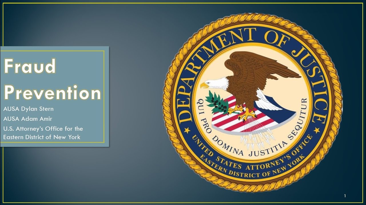 Elder Fraud Presentation by US Dept. of Justice - YouTube