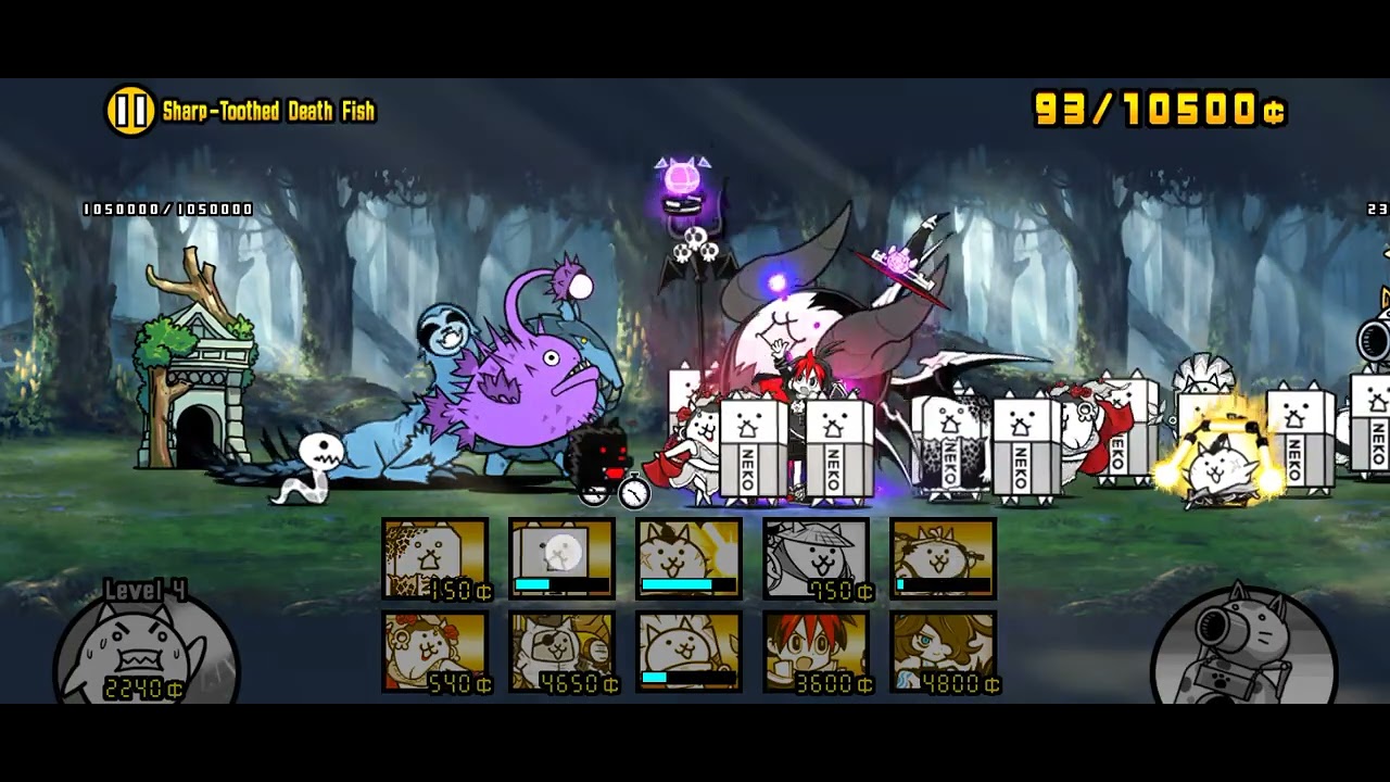 The Battle Cats | Affliction in the Forest 3 III | Sharp-Toothed Death ...