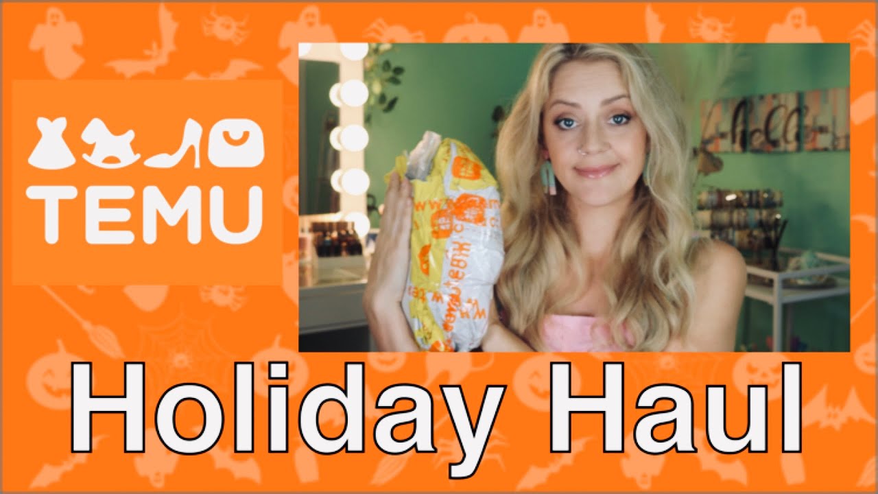 Temu ~ Holiday Gear ~ Christmas & Halloween Goodies I Found! - YouTube