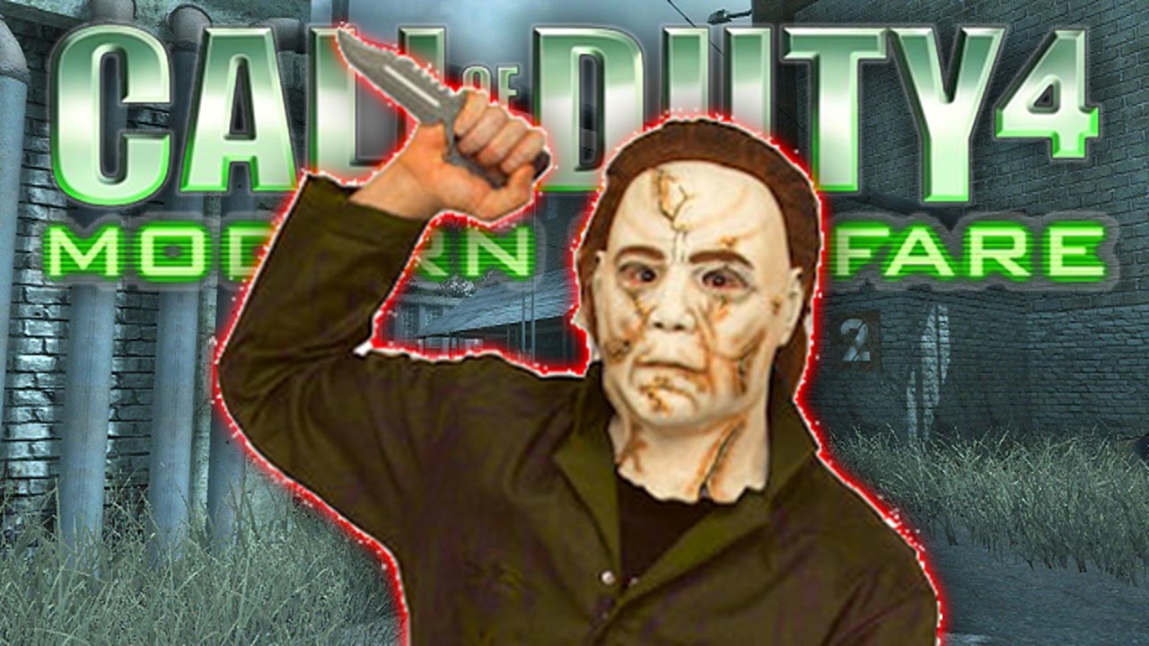 CoD4 MIKE MYERS #1 with The Sidemen (Call Of Duty 4 Michael Myers ...