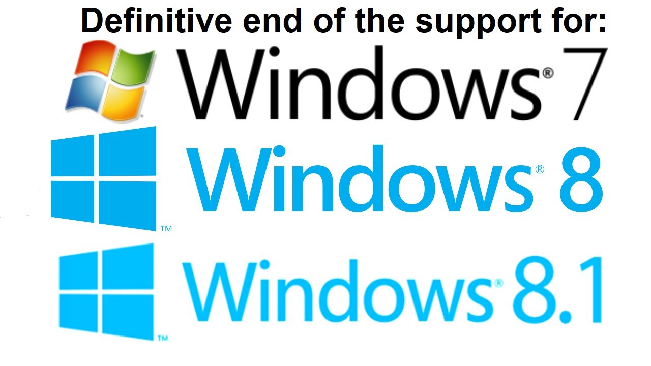 Windows 7 ESU, Windows 8 & Windows 8.1 (The support has ended) (Tuesday ...