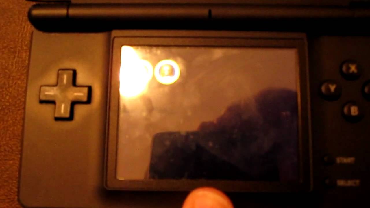Nintendo DS Screen Problem - YouTube