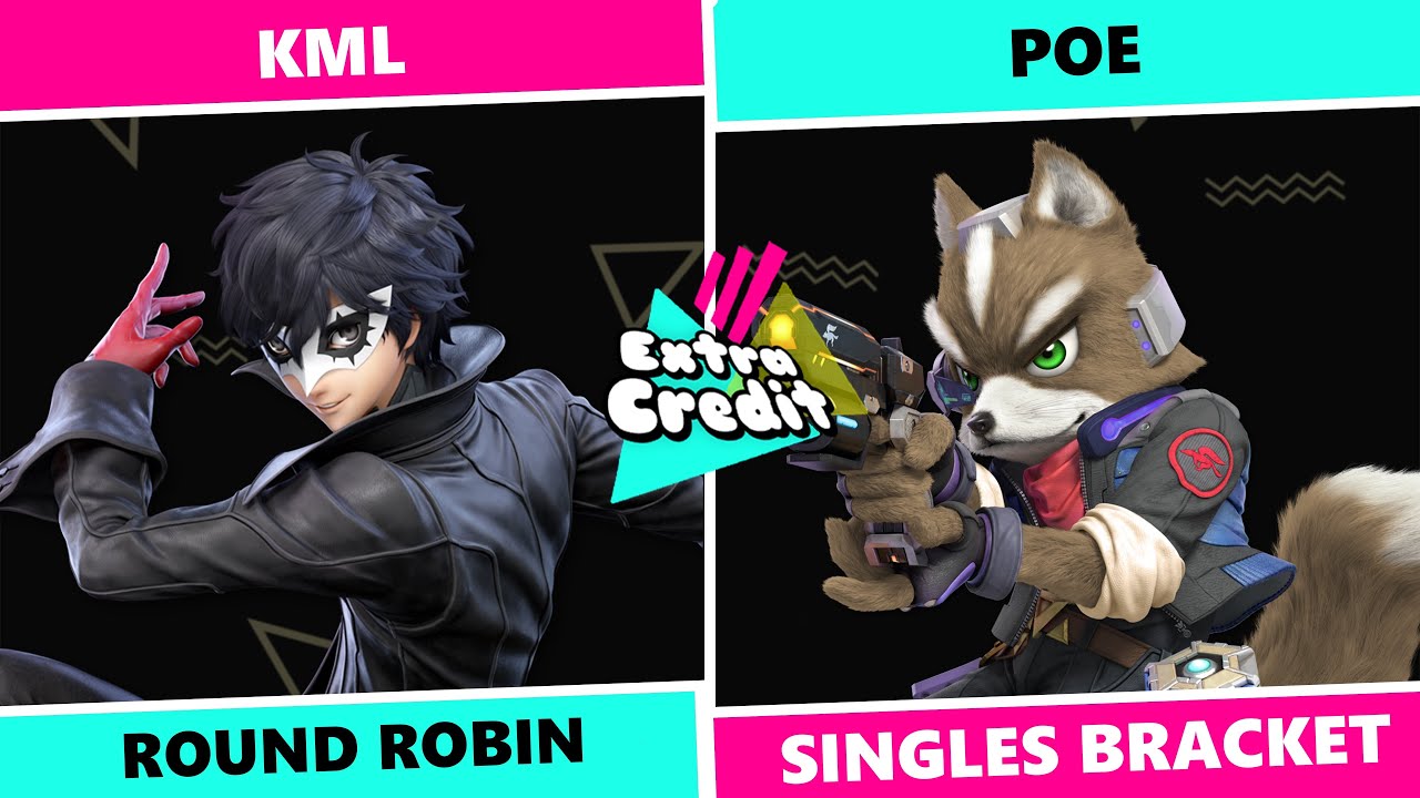 Extra Credit #33: Round Robin - KML (Joker) Vs Poe (Fox) SSBU Singles ...