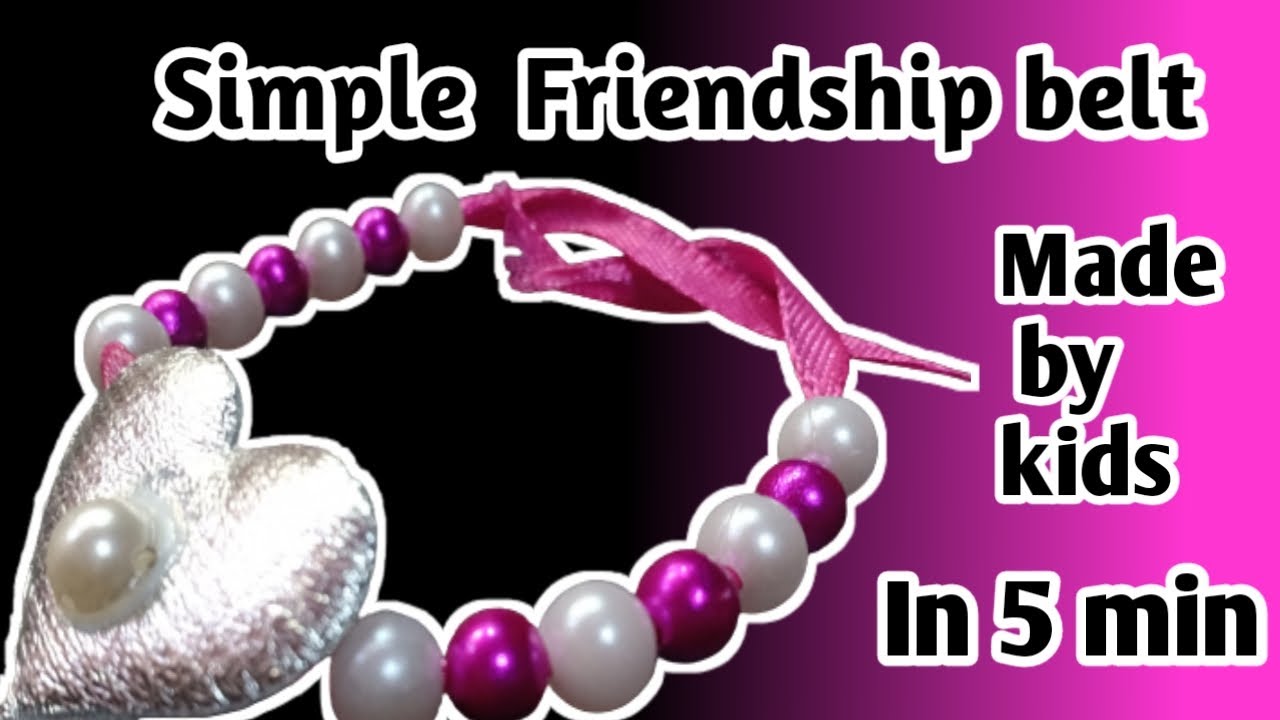How to make friendship band / DIY Friendship band by kids / Easy ...