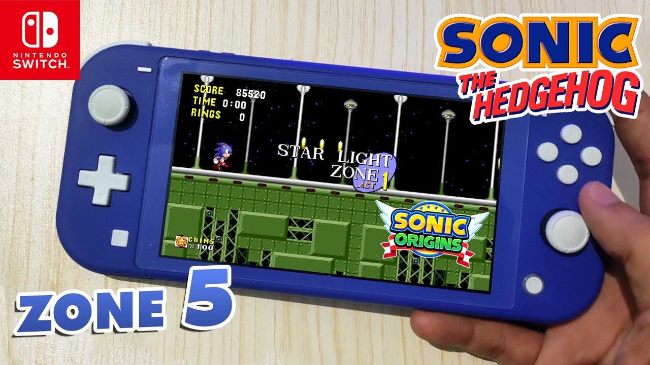 SONIC ORIGINS | Sonic The Hedgehog - Zone 5 - Star Light Zone (Nintendo ...