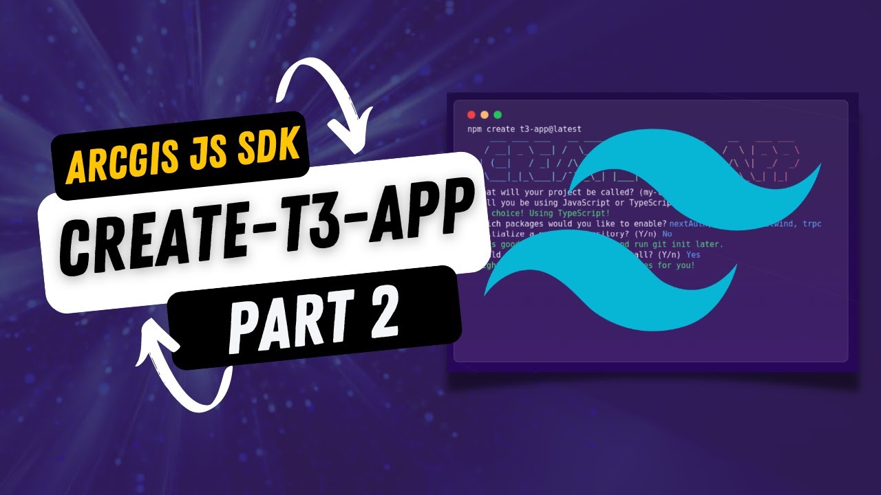 Using Create T3 App With Arcgis Maps Sdk For Javascript Part 2 Youtube
