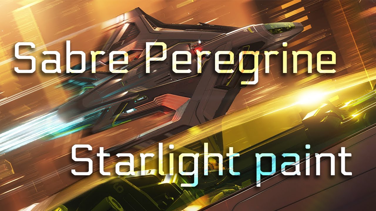 Aegis Sabre Peregrine | Starlight Paint | Showcase - YouTube