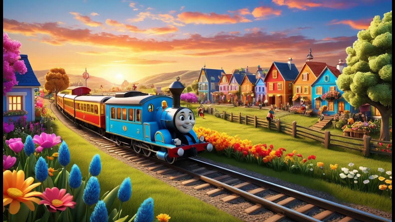 The Train on the Track Goes Choo Choo | Fun Train Song for Kids ...