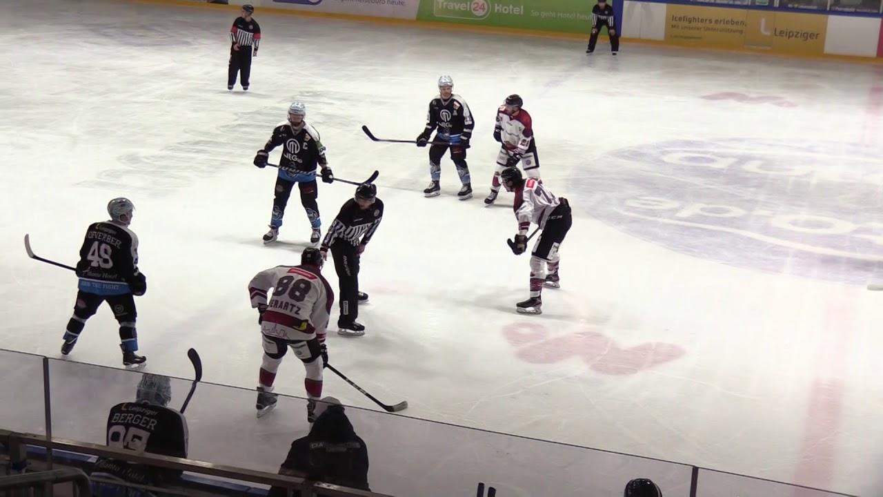 EXA Icefighters Leipzig vs Crocodiles Hamburg 3. Drittel - YouTube