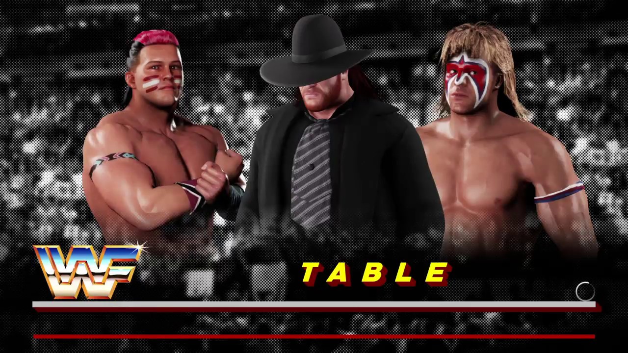WWE 2K18 Undertaker VS Tatanka VS Ultimate Warrior Triple Threat ...