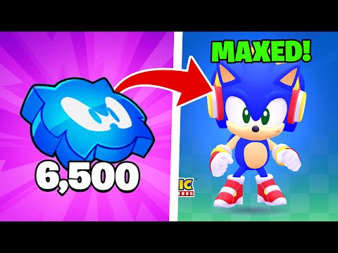 I COMPLETELY MAXED The NEW Sonic Update In Squad Busters
