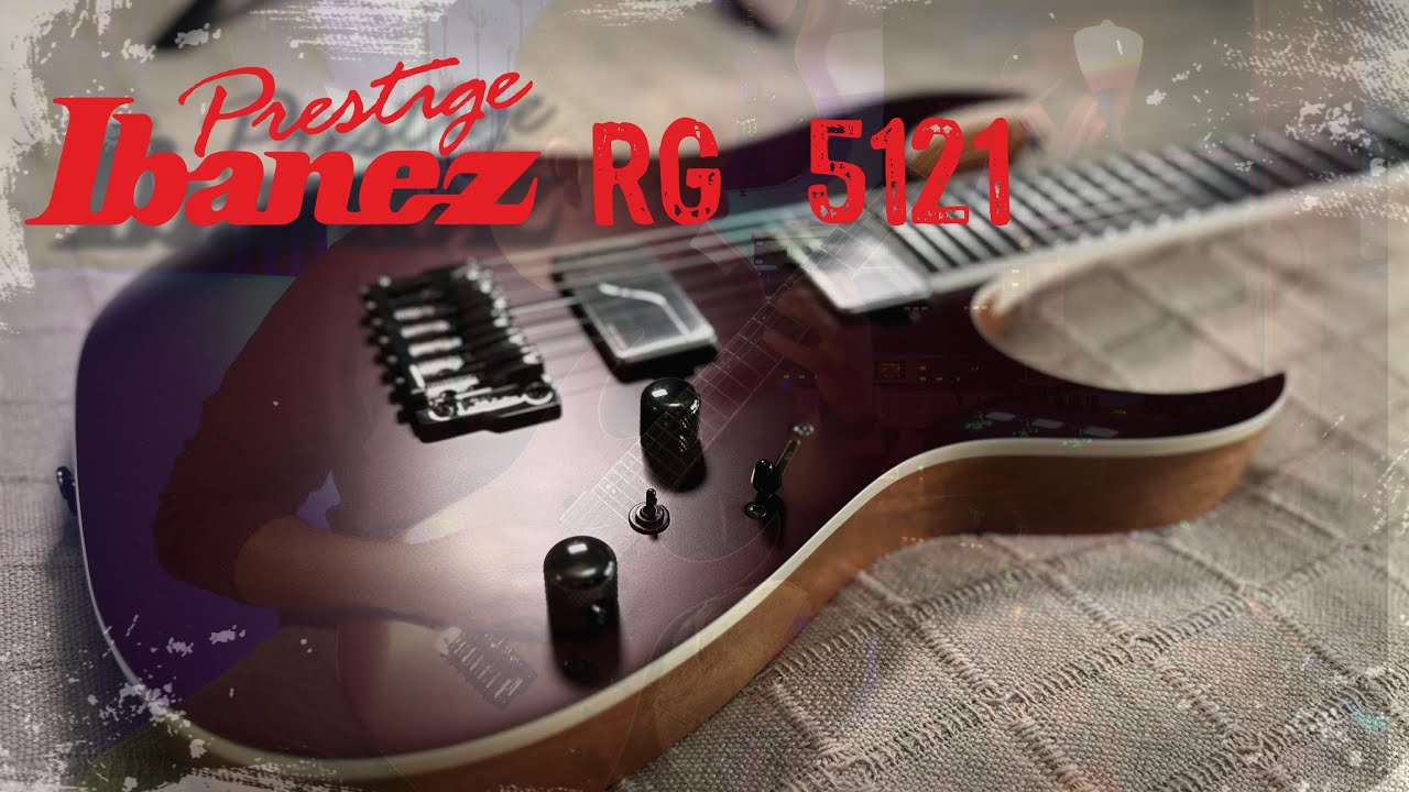 ibanez rg5121 prestige fishman fluence modern metal test - YouTube