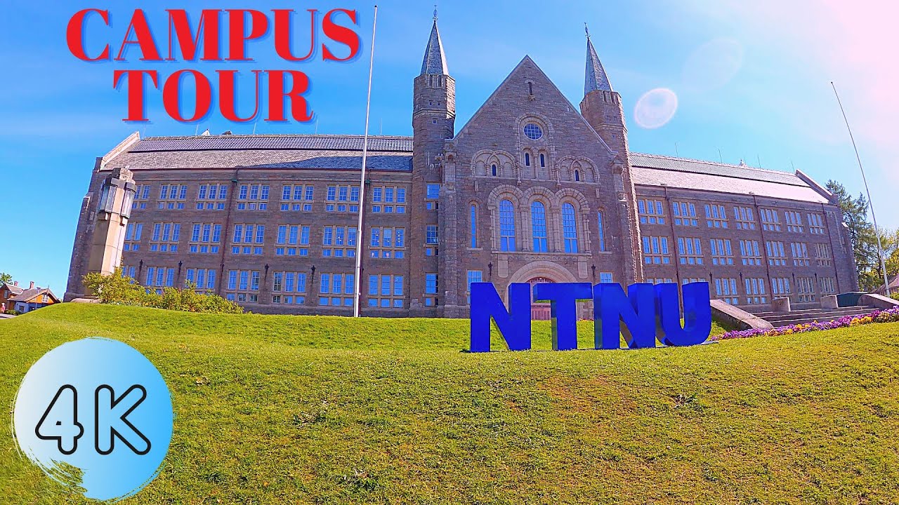 【4K】Taking Walk Around NTNU: (Norwegian University of Science and ...