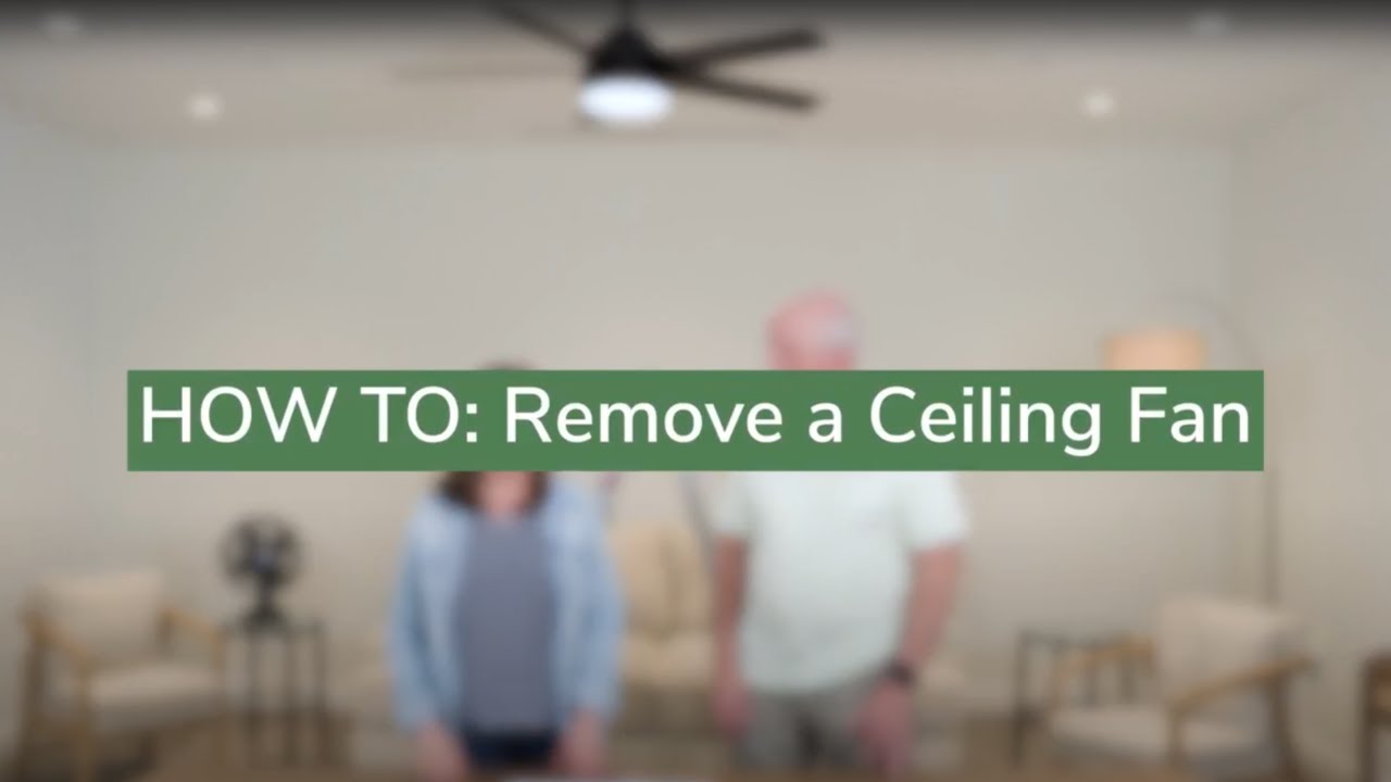 How to Remove a Ceiling Fan #diy #easydiy #howto #stepbystep # ...