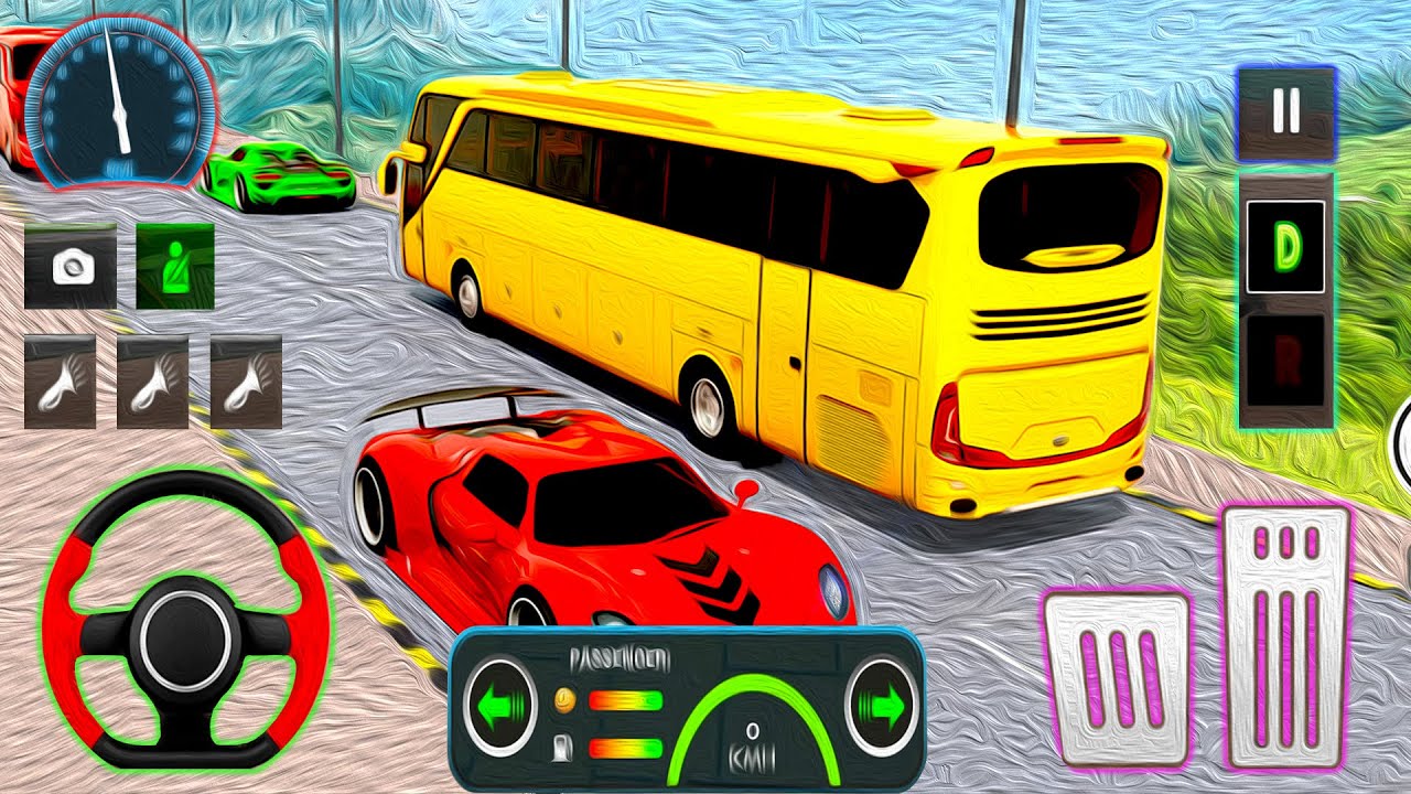 Mobile Game:🚌🚌🚌 Bus Gameplay | SB4G V450 | MONKEYGAMEPLAY - YouTube