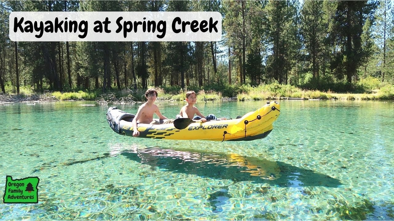 Camping at Collier Memorial State Park & Kayaking at Spring Creek - YouTube