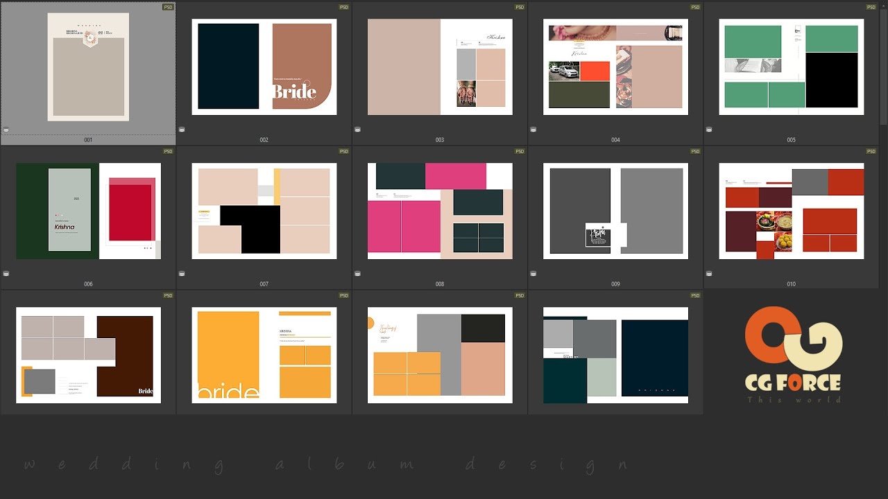 Book Type wedding Album 24x16 part 001 - YouTube