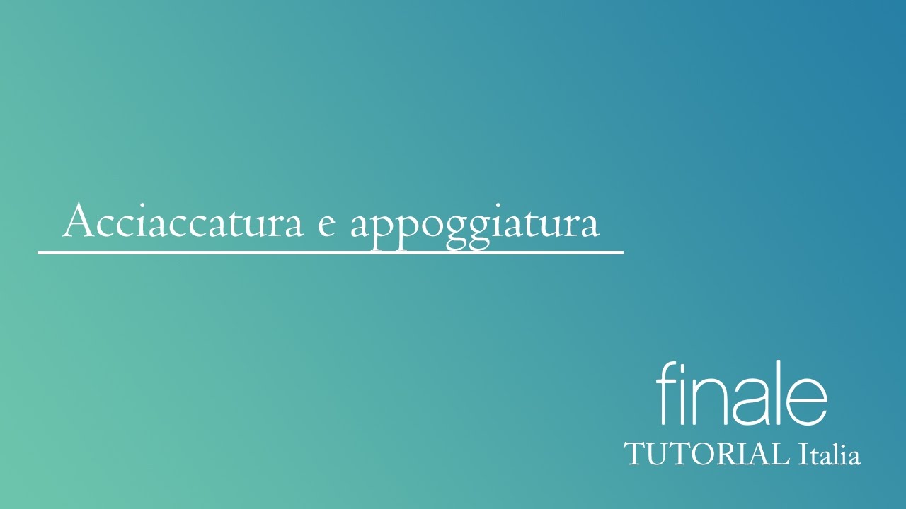 Acciacciatura/appoggiatura in Makemusic Finale 2014 (Plugin Download ...