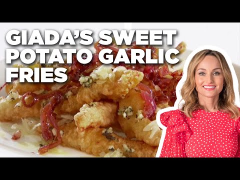 Giada De Laurentiis' Sweet Potato Garlic Fries | Giada At Home | Food Network