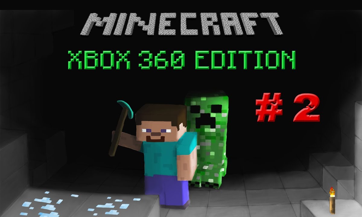 Minecraft: Lets Play - Part 2 [XBOX 360 EDITION] - W/Commentary - YouTube