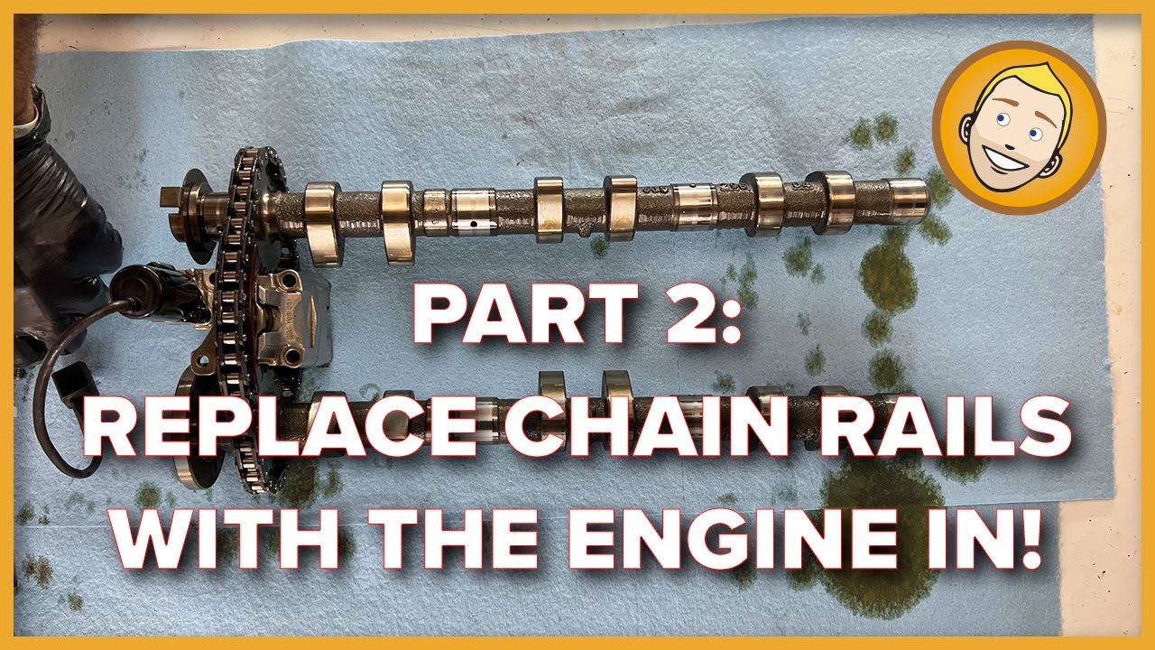 Porsche CAM TIMING CHAIN GUIDE RAIL Replacement/Install - Day 2 - Bank ...