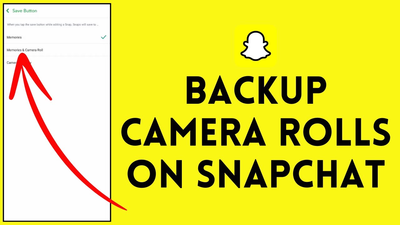 How to Backup Camera Rolls on Snapchat 2024 | Camera Rolls Retention on ...
