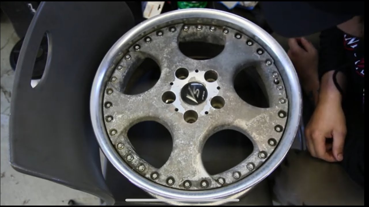Restoring my Three piece wheels phase 1! - YouTube