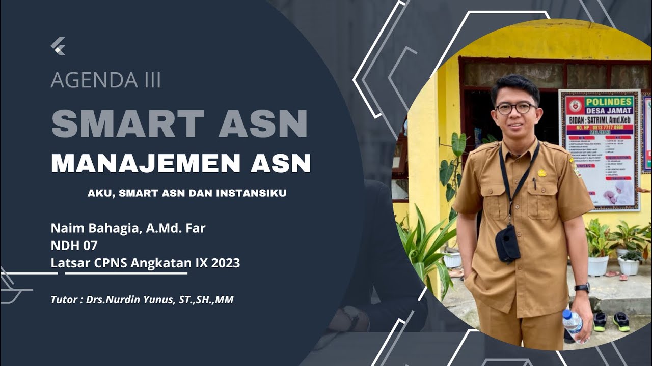 MANAJEMEN ASN & SMART ASN | AKU, SMART ASN DAN INSTANSIKU | Naim ...