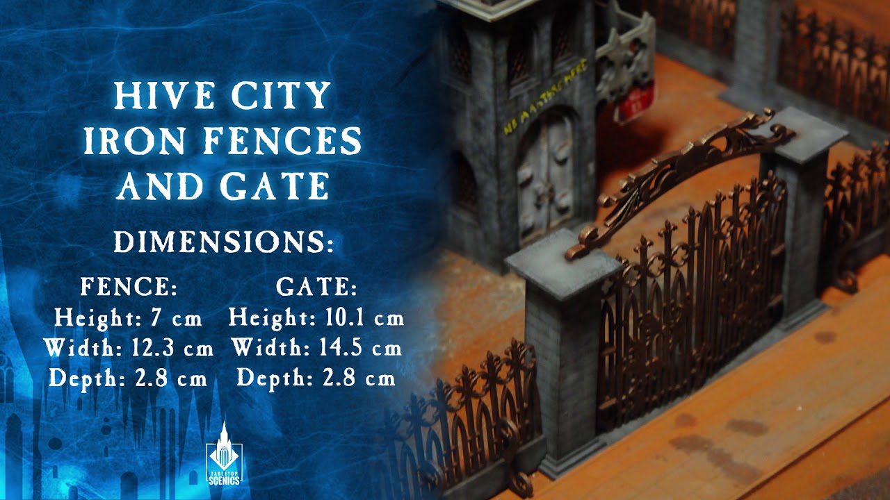 Hive City Iron Fences and Gate - In Webstore Now! - YouTube