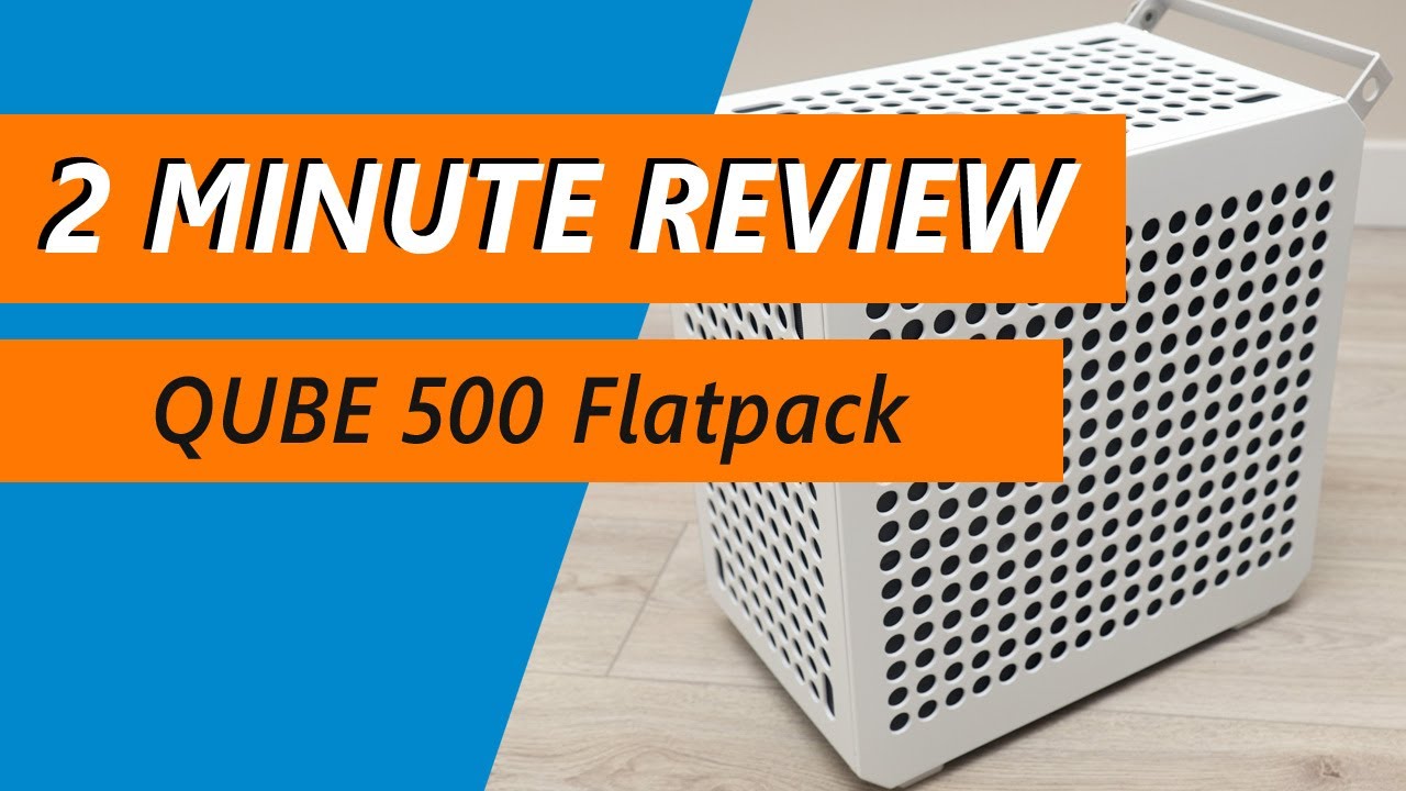 The case you need to build: Cooler Master QUBE 500 Flatpack Computer ...