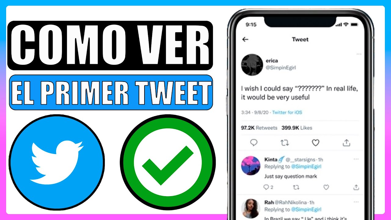 🔴Como ver el primer tweet de una persona (como ver los tweets antiguos ...