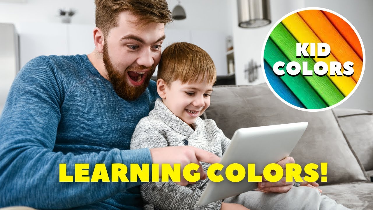 Learning Color Word Associations for Kids & Toddlers - YouTube