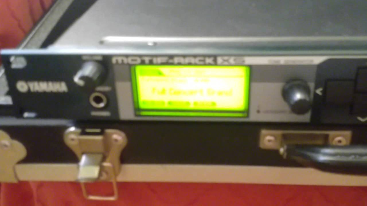 Yamaha Motif Rack XS Synth Synthesizer Sound Module - YouTube