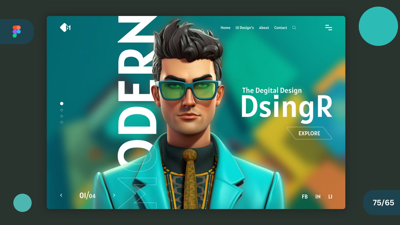 Figma Modern Website Design: Ui Tutorial for Beginners [Day 65 of 75 ...
